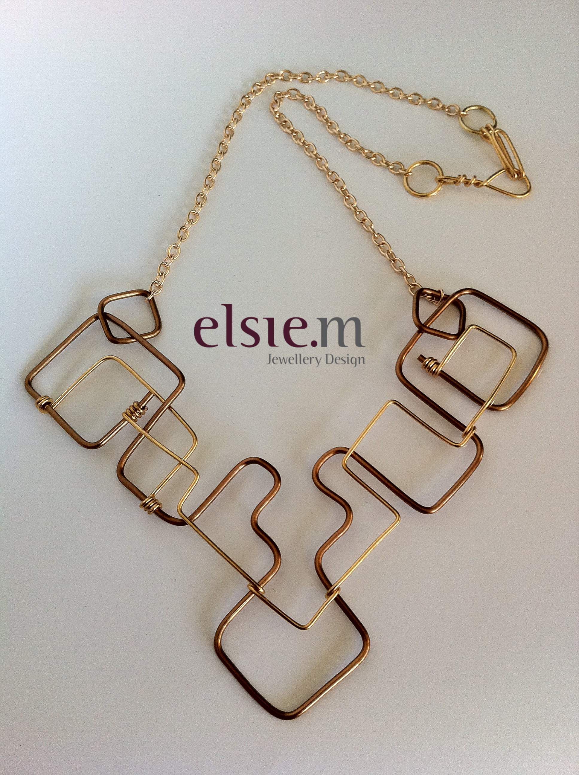 Bronze-gold-plated-wire-geometric-necklace-elsie-m-jewellery-design-9 ...